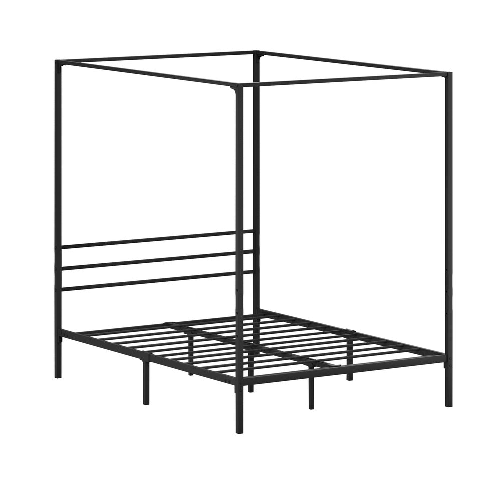 Metal Canopy Bed Frame Doublequeensingle Size Platform Melbourne Home And Living