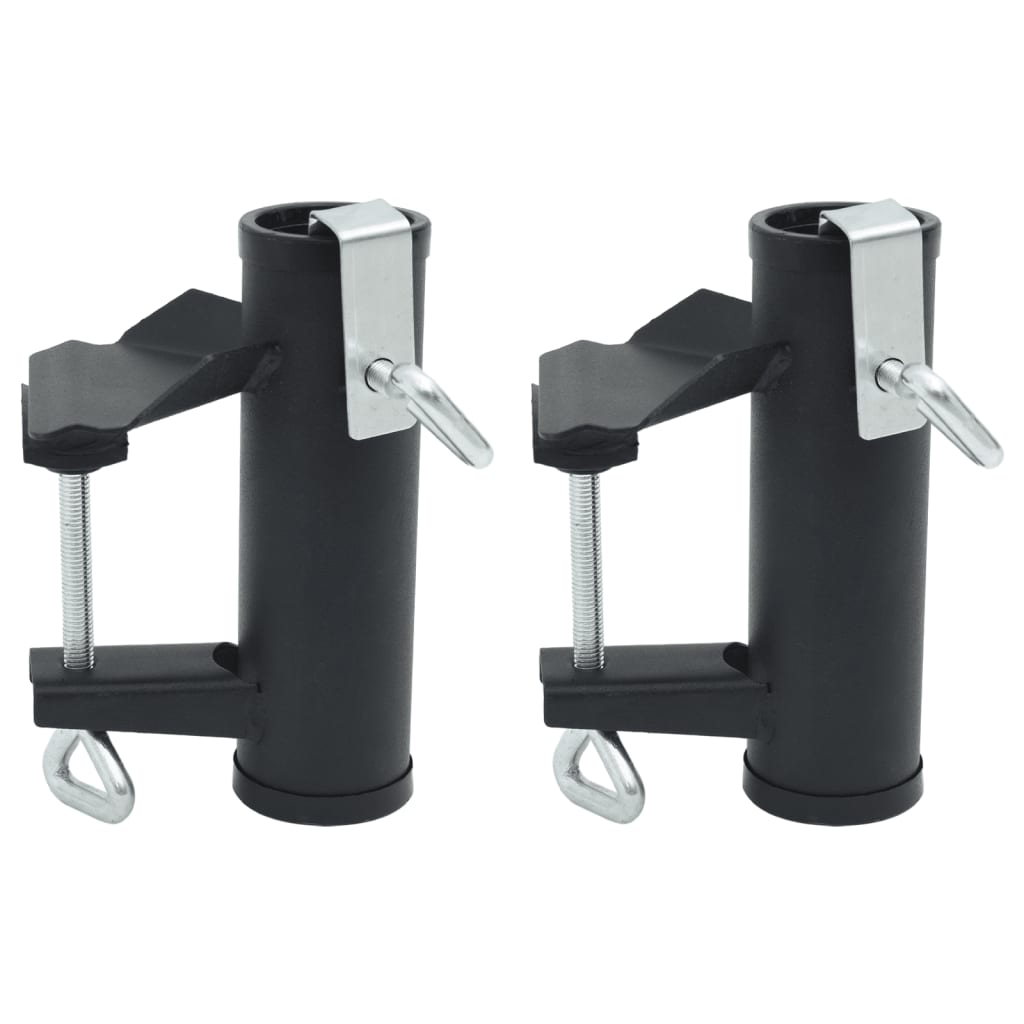 Umbrella Clamps for Balcony 2 pcs Steel | Melbourne Home & Living