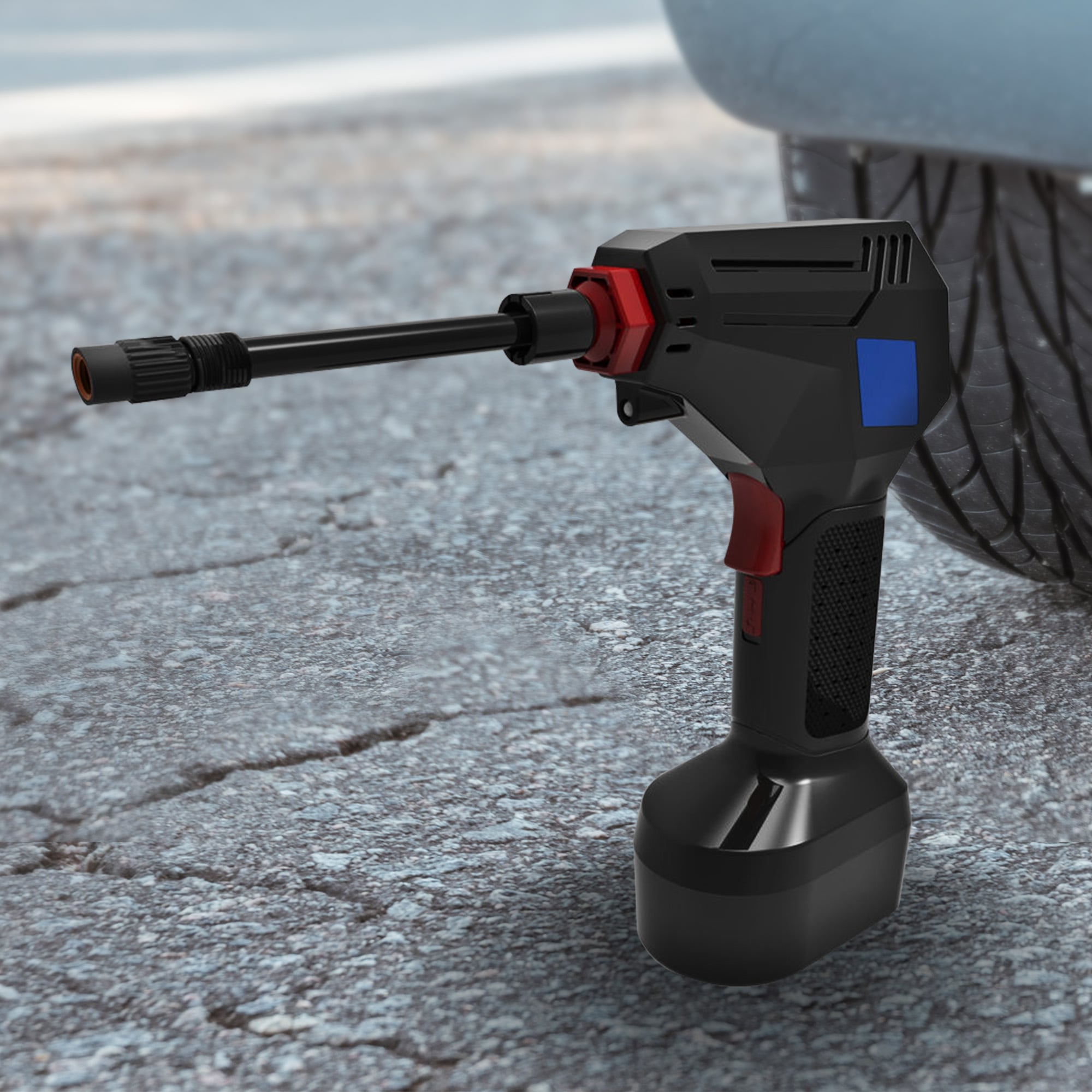 Maxim ATP Tyre Air Pump with LED Light for Cars Motorbikes Bicycles
