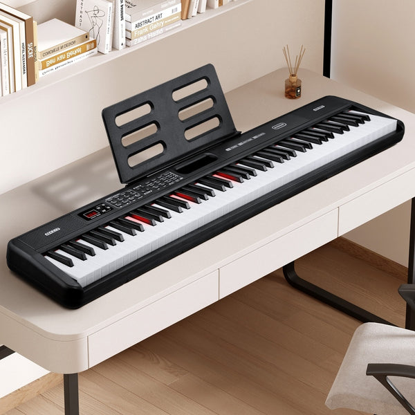 88-Key Electronic Piano Keyboard Portable Lighted Music Instrument