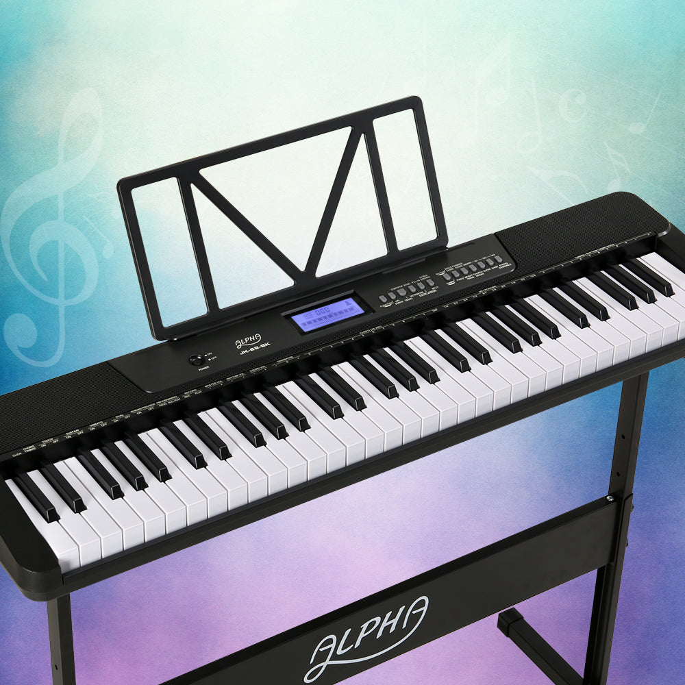 61 Keys Electronic Piano Keyboard Digital Electric W/ Stand Touch Sens