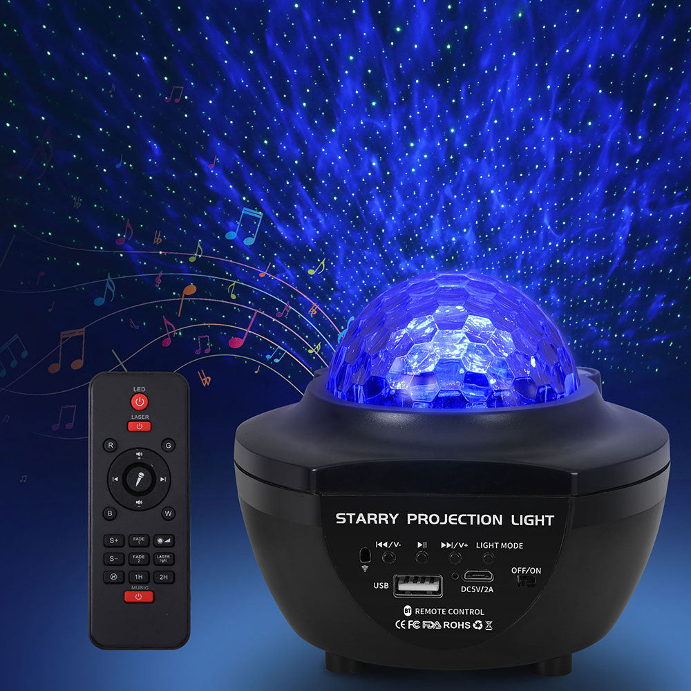 Projector Party Night Light Led Galaxy Starry Sky Ocean Star Lamp Musi