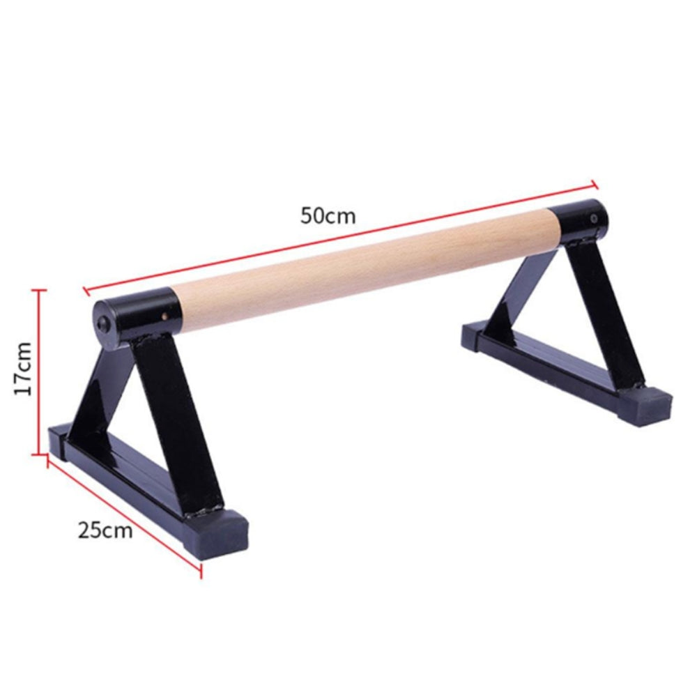 1 Pair Parallettes Set Push-up Parallel Bar Stretch Double Rod Stand ...