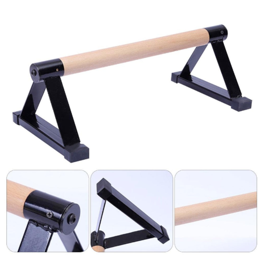 1 Pair Parallettes Set Push-up Parallel Bar Stretch Double Rod Stand ...