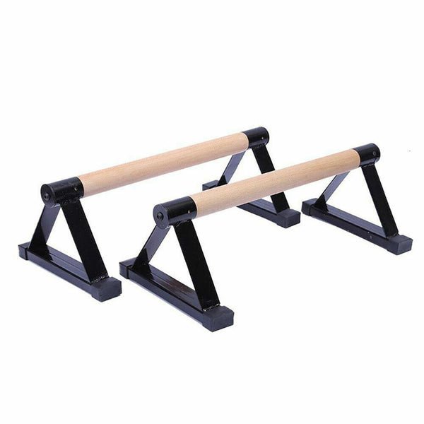 1 Pair Parallettes Set Push-up Parallel Bar Stretch Double Rod Stand ...