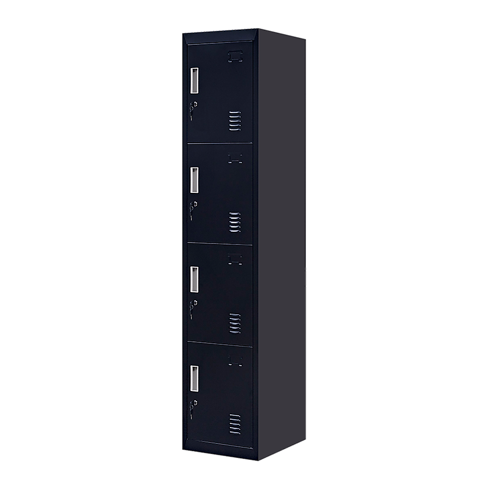 Quad-Compartment Vertical Locker Efficient Storage Solution