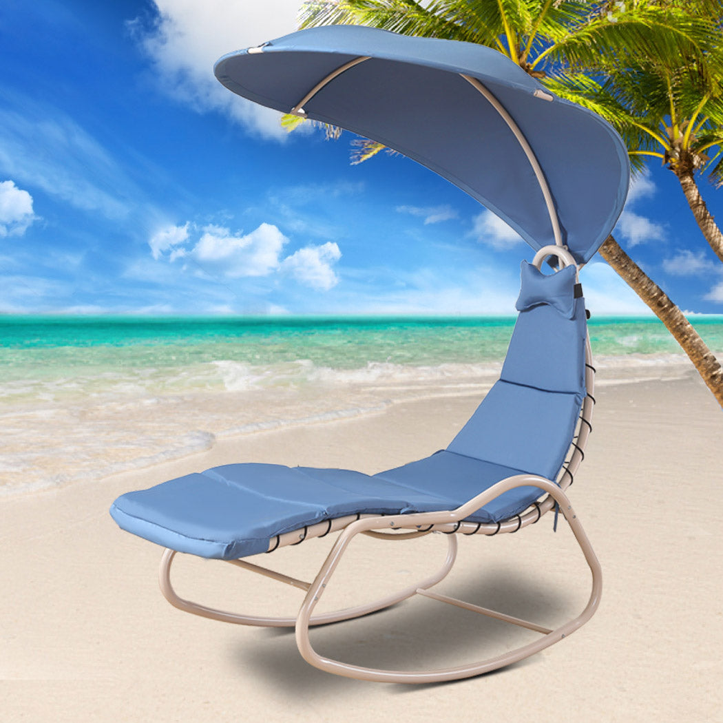 Outdoor Furniture Sun Lounge Swing Chair Lounger Canopy Bed Sofa Garde